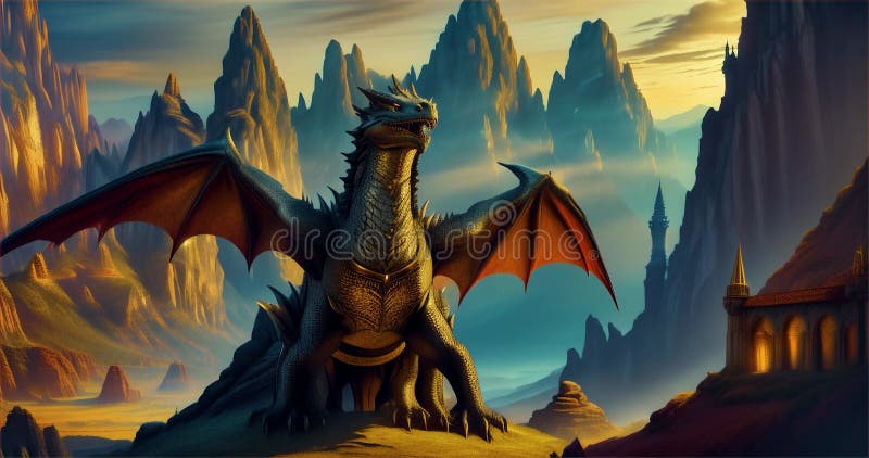 Fantasy Landscape with Floating Islands and Waterfall Stock Footage ...