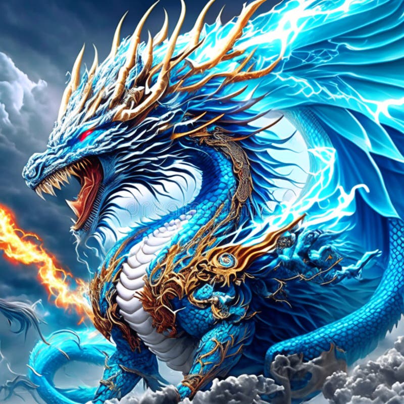 Blue Dragons Wallpaper