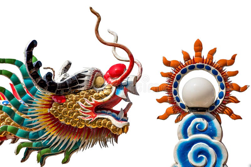 Dragon and fire ball stock photo. Image of ball, culture - 51031344