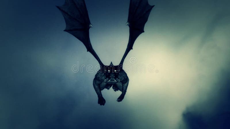 Dragon Flying in the Sky Towards Camera Stock Footage - Video of ...