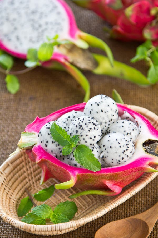 Dragon fruit stock photo. Image of dessert, calories - 24444042