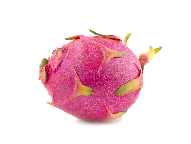 Dragon Fruit Isolated on White Background Stock Image - Image of ...