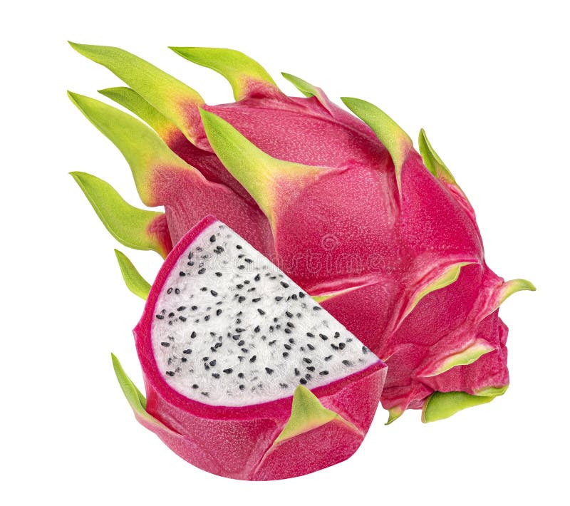 142 Pitaya Fruit Whole Half Red Purple Dragon Fruit Stock Photos - Free ...