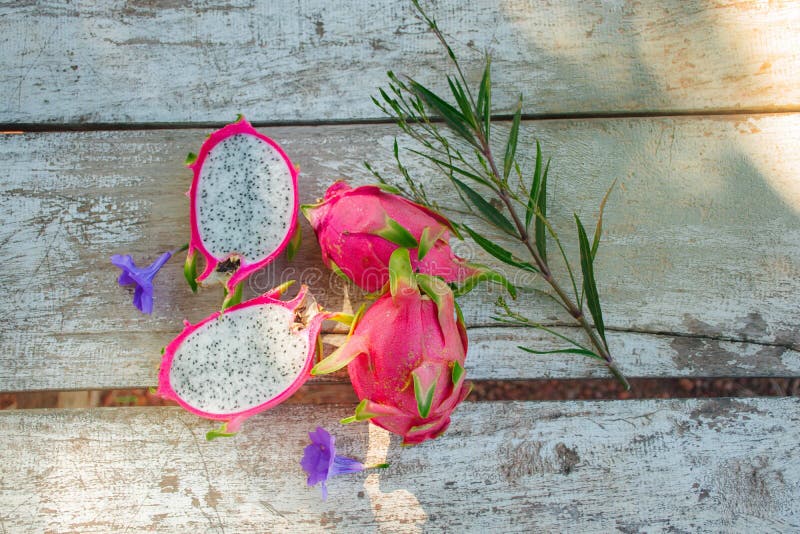 Dragon fruit in red shell stock photo. Image of tropical - 151040840