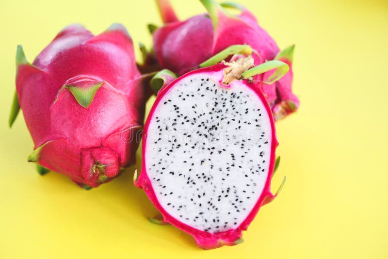 A Fresh Pitaya Fruit Photo stock photo. Image of fresh - 103843448