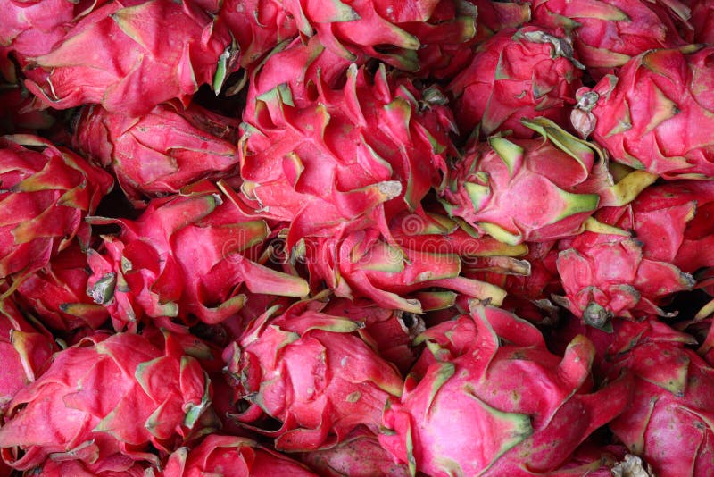 Dragon fruit stock on shop stock image. Image of nutrition - 257363749