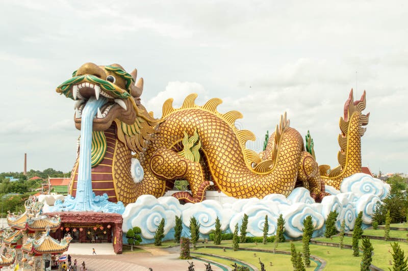 Dragon guard statue stock photo. Image of power, civilization - 57599778