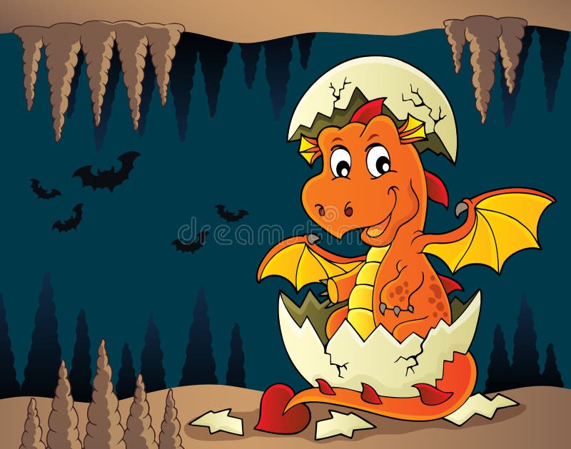 Dragon Hatching from Egg Image 6 Stock Vector - Illustration of ...