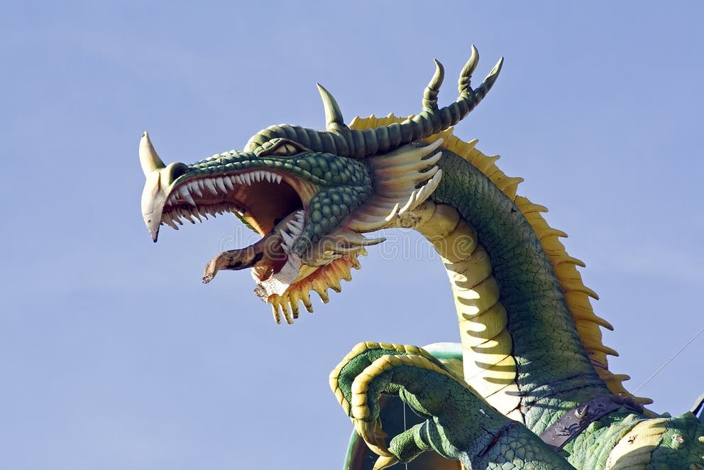 Dragon head stock image. Image of fairylike, tale, mythical - 4373849