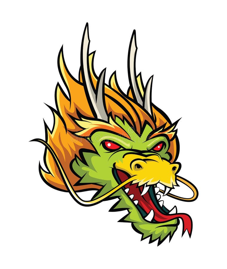 Dragon Head stock vector. Illustration of beast, china - 47879018