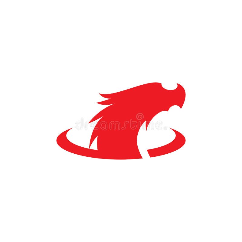 Dragon Head Illustration with Gradient Color, Dragon Logo Vector Icon ...