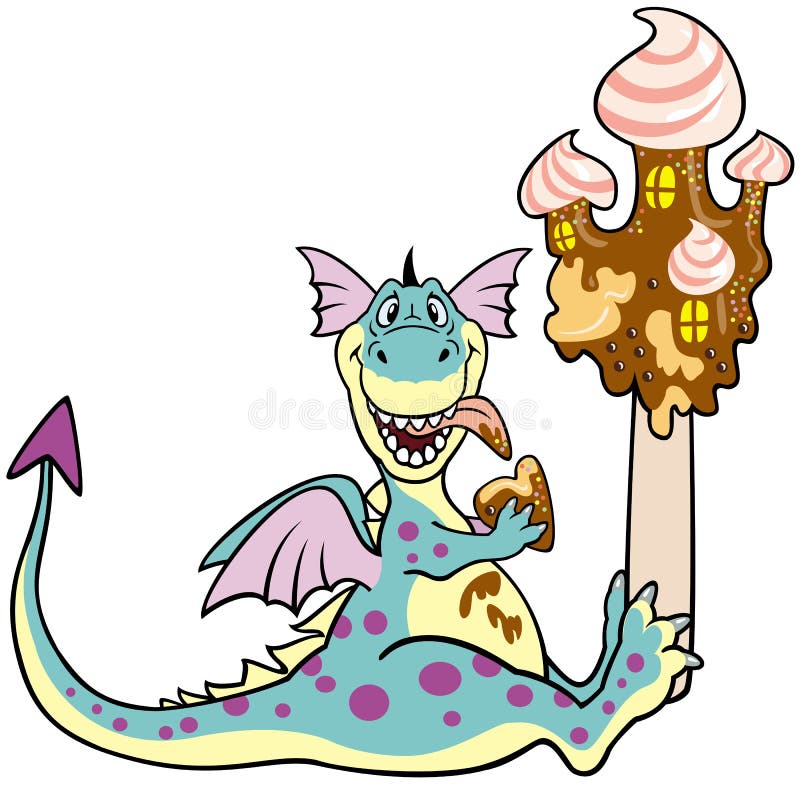 Dragon Eating Human Cartoon