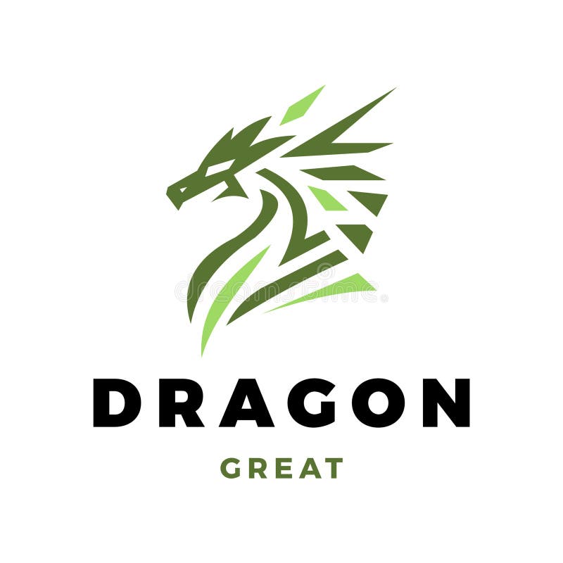 Dragon Icon Logo Design Template Stock Vector - Illustration of ...