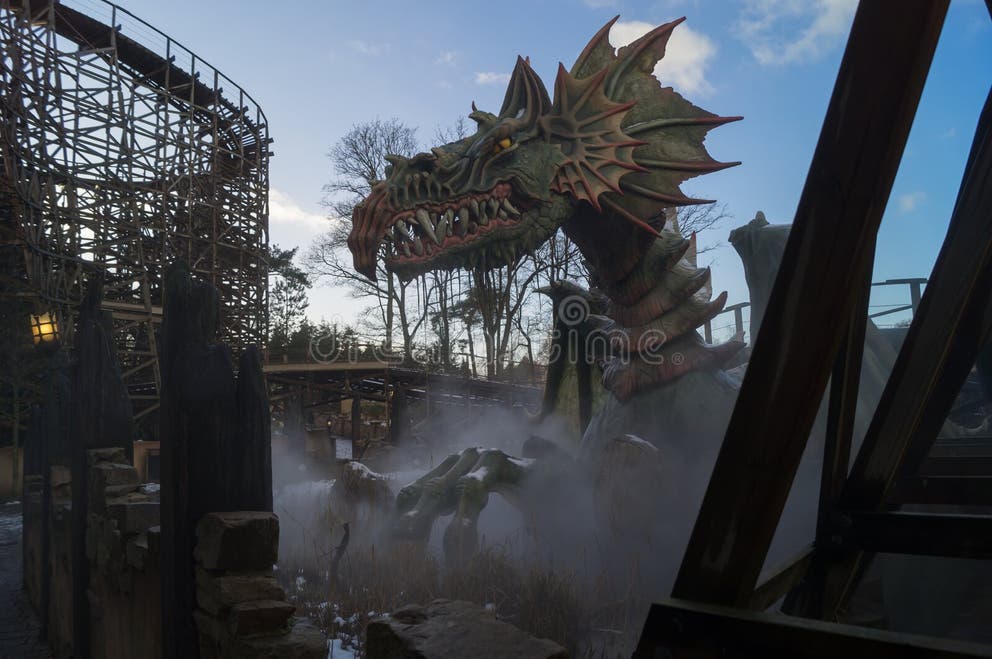 Dragon of Joris and the Dragon Editorial Stock Photo - Image of ride ...