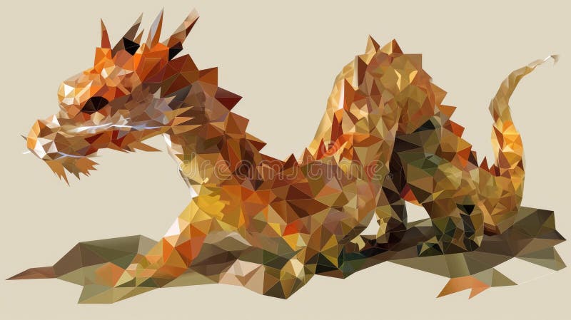 A Dragon is Laying on the Ground with Its Mouth Open Stock Illustration ...