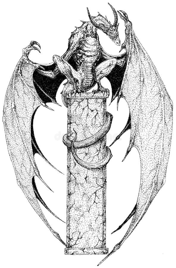 Dragon Letter Dragon Alphabet Initial Stock Illustrations – 746 Dragon ...