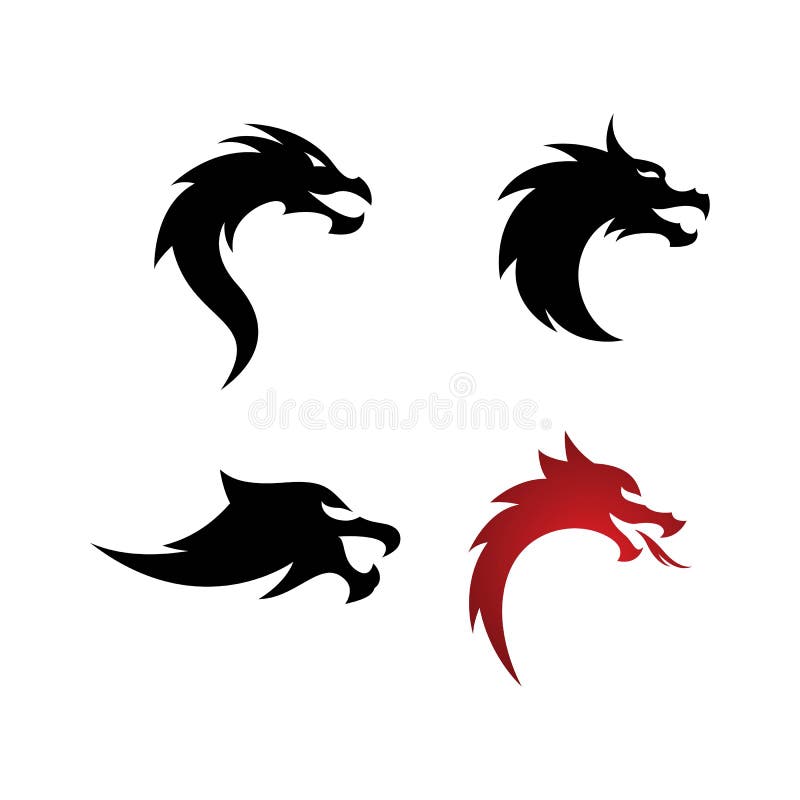 Dragon Logo Images Illustration Stock Vector - Illustration of legend ...