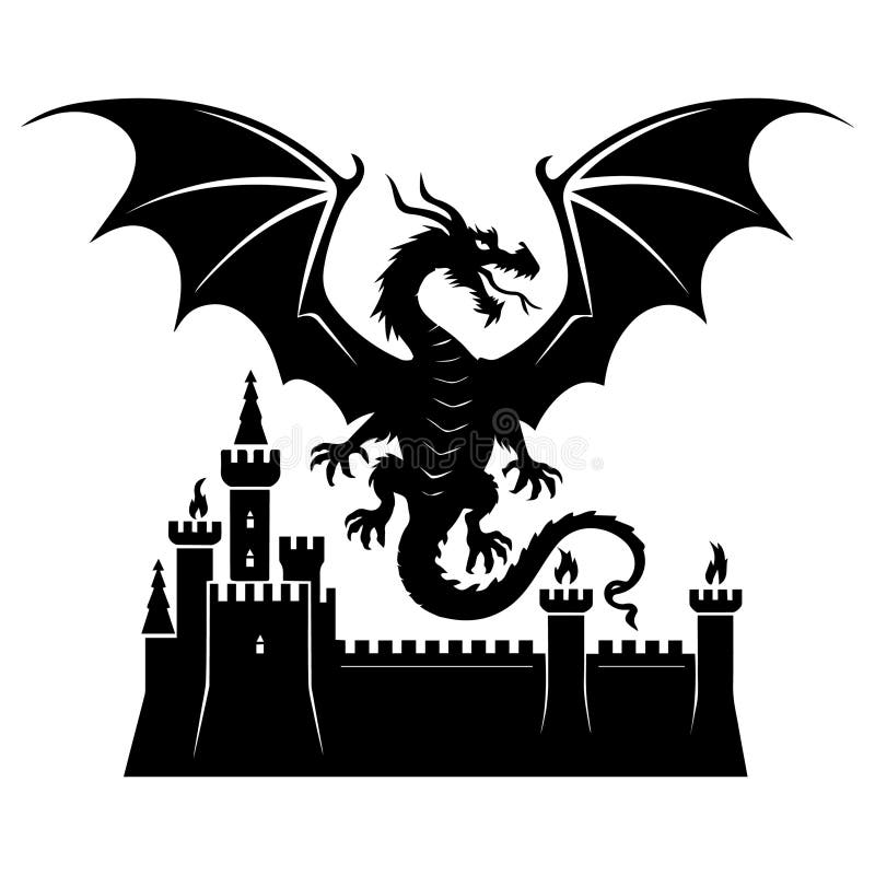 Dragon Logo Vector Illustration Design Stock Illustration ...