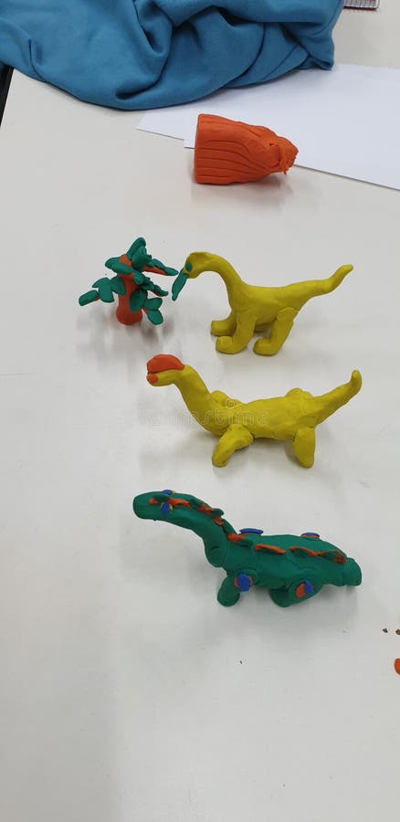 Plasteline stock photo. Image of childhood, ideas, characters - 20787706