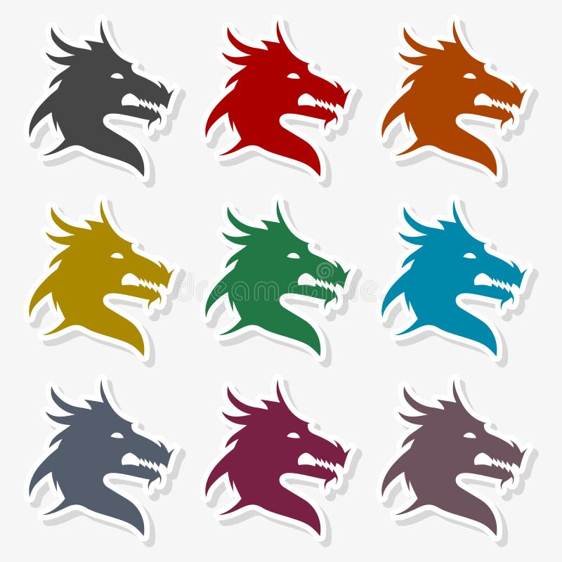 Snarling Dragon Stock Illustrations – 109 Snarling Dragon Stock ...