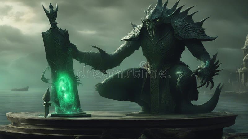 Dragon in the Night a Dark Summoning Ritual that Calls Forth an Evil ...