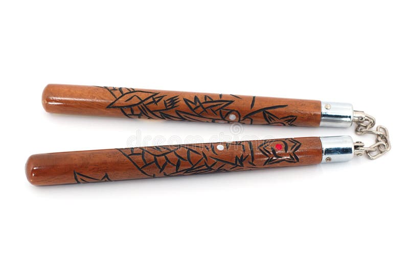 Dragon Nunchaku stock image. Image of arts, attack, self - 2057175