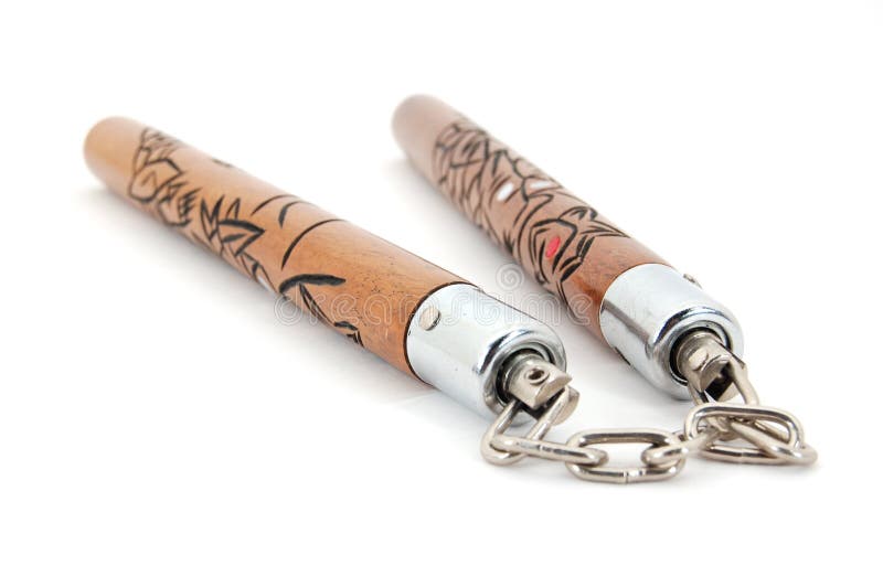 Dragon Nunchaku stock photo. Image of weapon, chucks, arts - 2272824