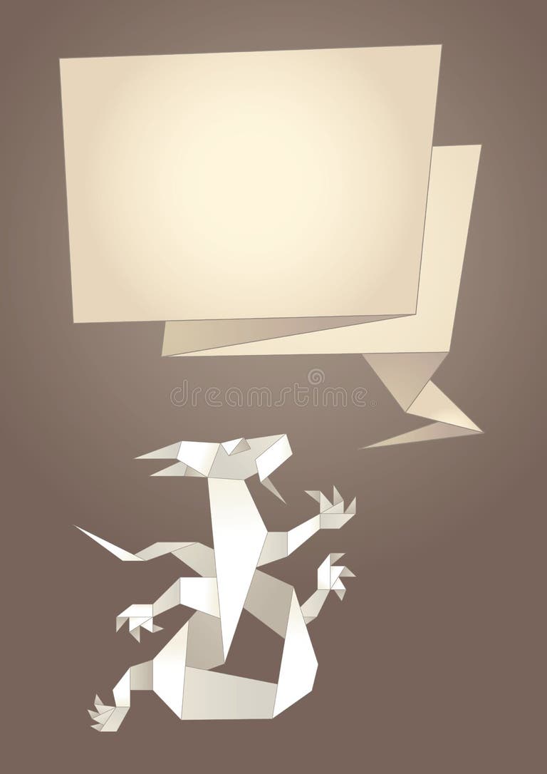 Origami Paper Speech Bubble Stock Illustrations – 31,731 Origami Paper ...