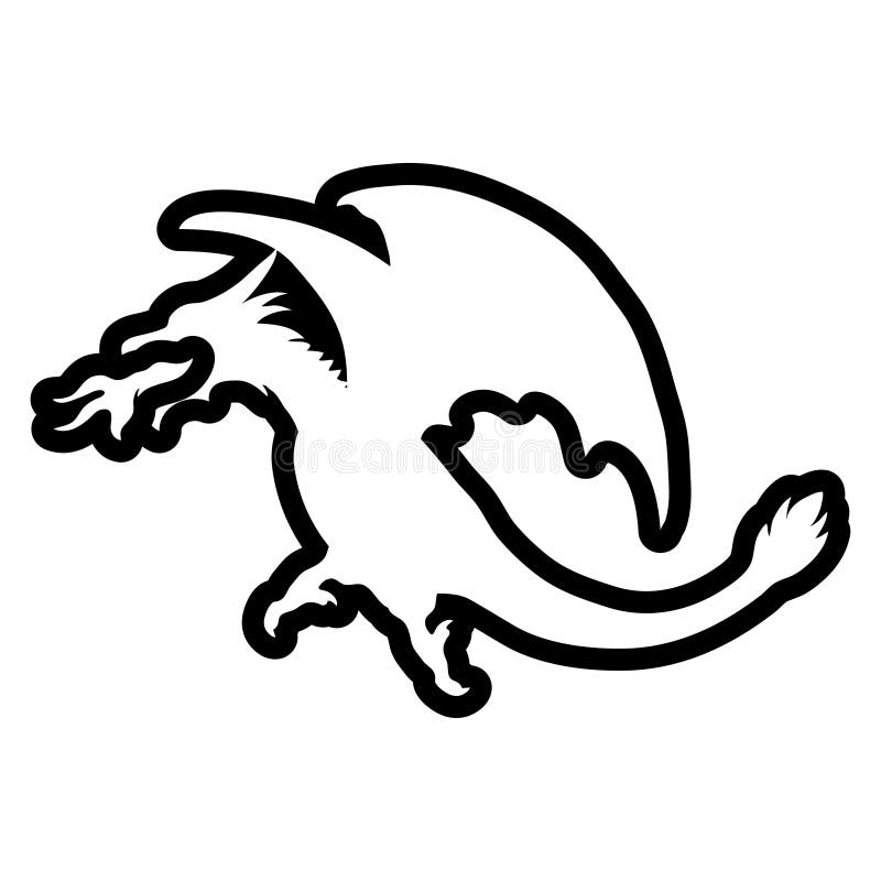 Dragon Outline Stock Illustrations – 12,971 Dragon Outline Stock ...
