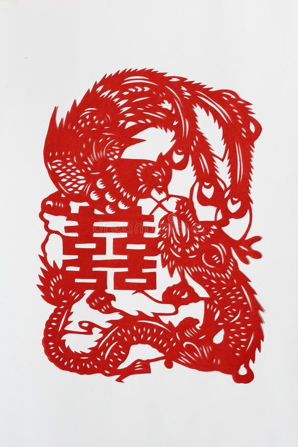 Chinese Dragon Paper Cutting