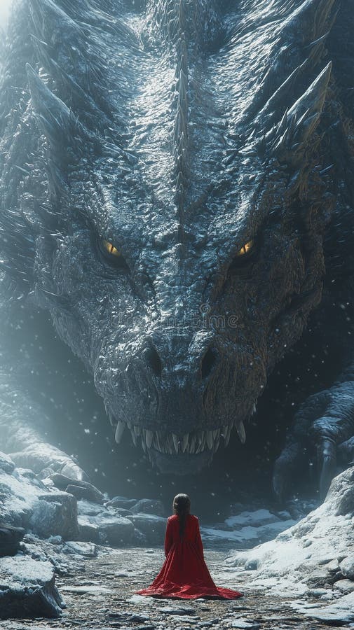 Dragon with Yellow Eyes and Sharp Teeth Stock Photo - Image of ...