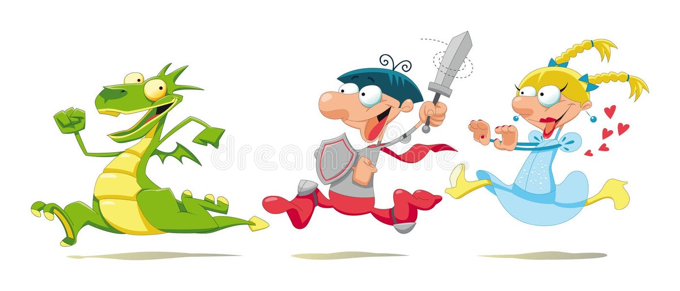 Dragon Princess Cartoon Stock Illustrations – 2,411 Dragon Princess ...