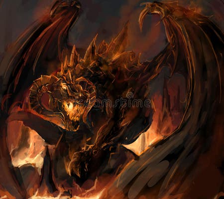 Molten Dragon Stock Illustrations – 13 Molten Dragon Stock ...