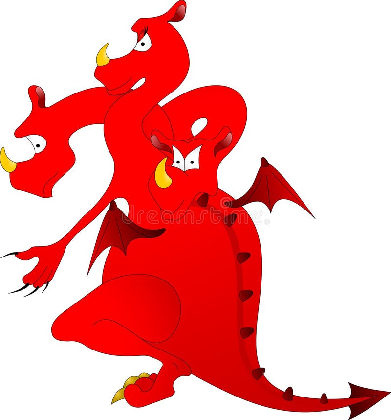 Dragon stock vector. Illustration of monster, lovely - 91538878