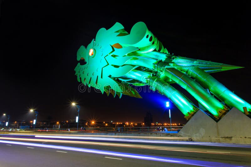 Dragon River Bridge stock image. Image of light, architecture - 36233037