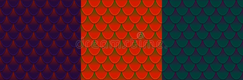 Dragon Scale Seamless Pattern. Orange Seamless Texture Background Stock ...