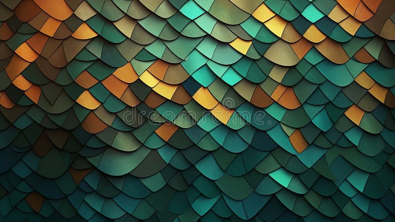 Dragon Scales Abstract Background - High Quality Vector Pattern for ...