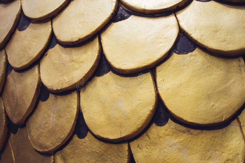 Golden Chinese Dragon Statue's Scale Stock Photo - Image of ancient ...