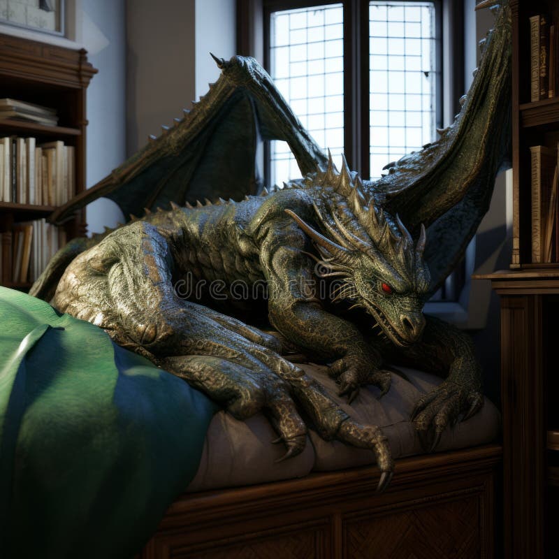 Dragon Bed Stock Illustrations – 233 Dragon Bed Stock Illustrations ...