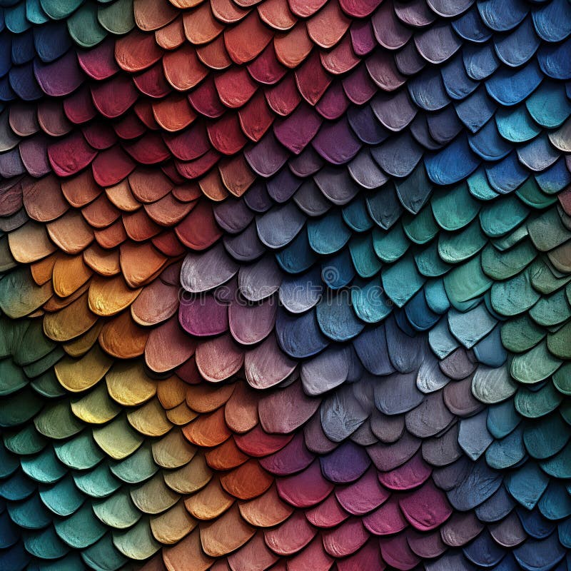 Dragon Skin Pattern Tile AI Generated Stock Photo - Image of ...