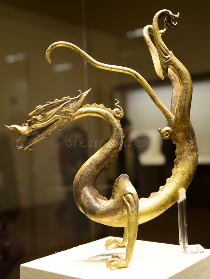 Dragon Statue of Ancient China Stock Image - Image of horse, porcelain ...