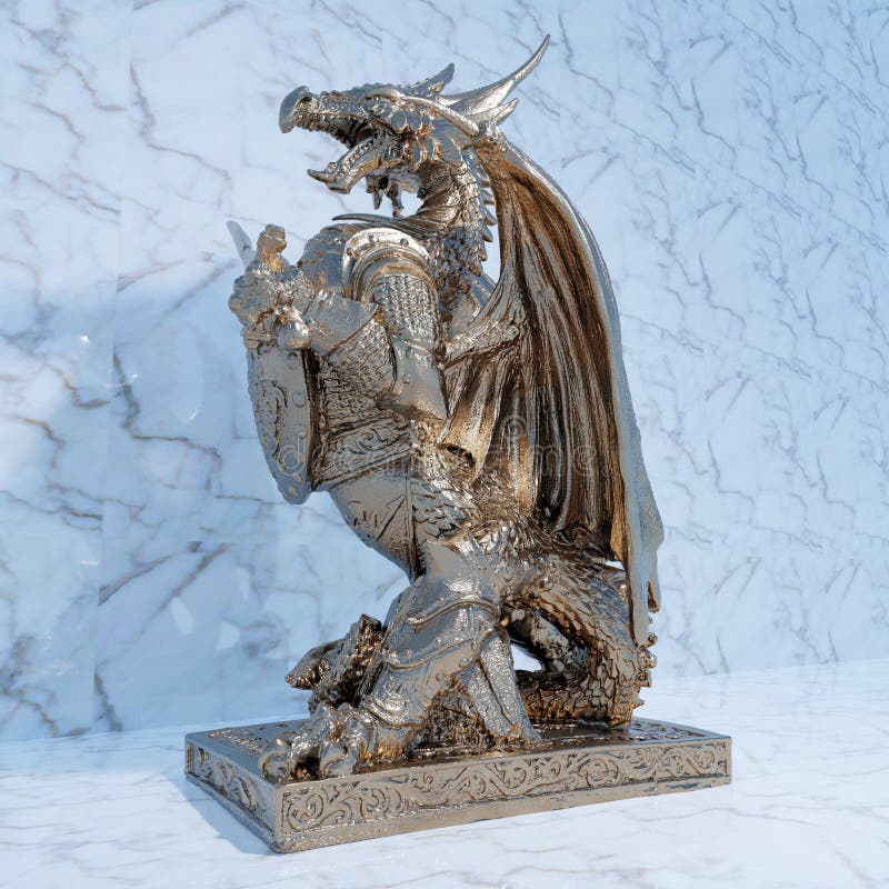Dragon statue stock photo. Image of plan, decoration - 187717232