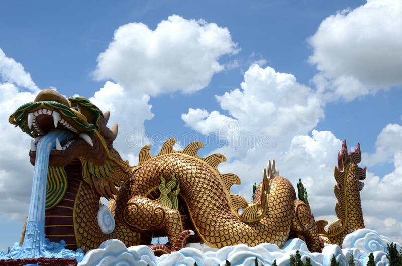 Dragon at Supanburi stock photo. Image of design, faith - 40674918