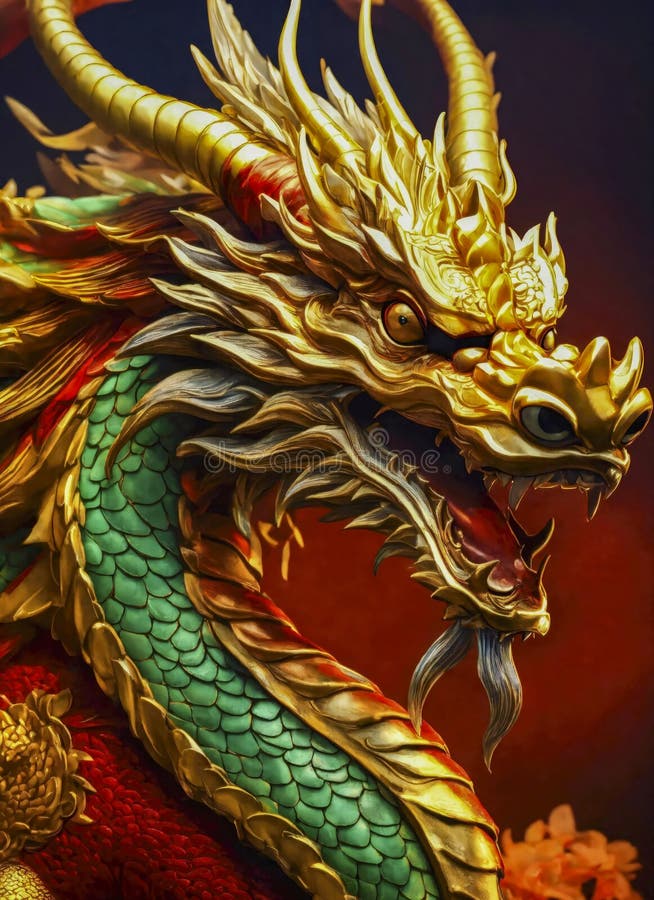 The Dragon is a Symbol of the Chinese Horoscope. Generate Ai Stock ...
