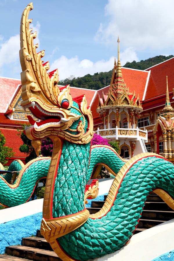 Dragon Temple in Phuket stock image. Image of asia, egren - 63691251