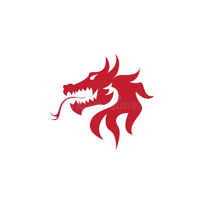 Dragon Vector Icon Illustration Stock Vector - Illustration of element ...