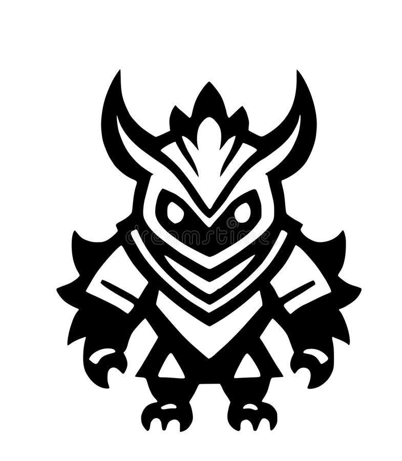 Dragon Warrior Silhouette Stock Illustrations – 592 Dragon Warrior ...