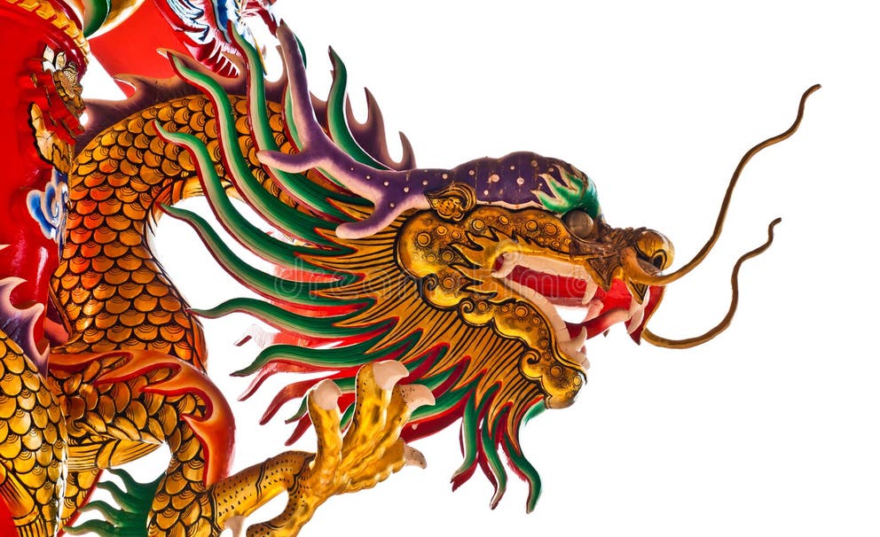 Dragon Wrapped Around the Pole Stock Photo - Image of dragon, china ...