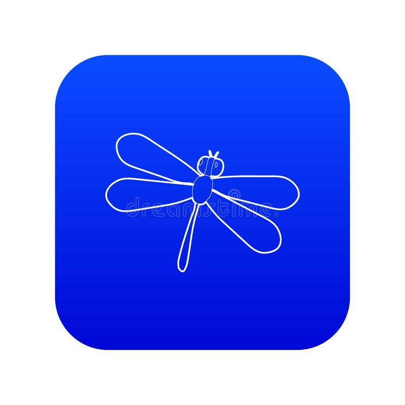 Dragonfly vector icon stock vector. Illustration of icon - 83616758