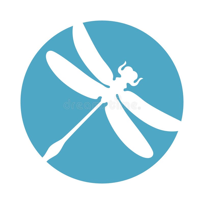 Dragonfly logo icon design stock vector. Illustration of cute - 273246799